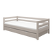Eenpersoonsbed met uittrekbed, 90x200 cm, Grijs – FLEXA