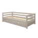 Eenpersoonsbed met uittrekbed, 90x200 cm, Grijs – FLEXA